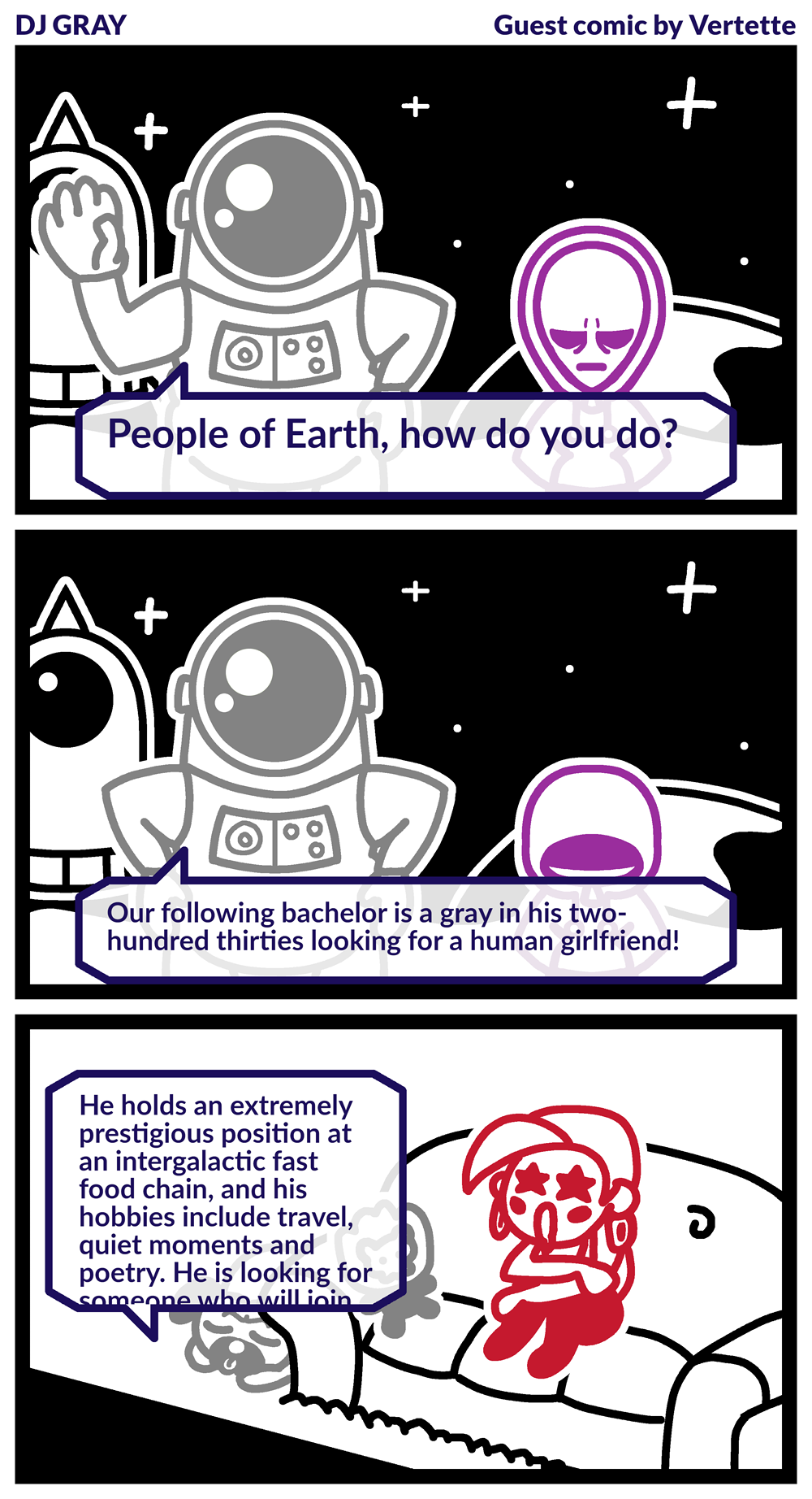 DJ Gray Guest Comic #10 by Vertette – DJ Gray